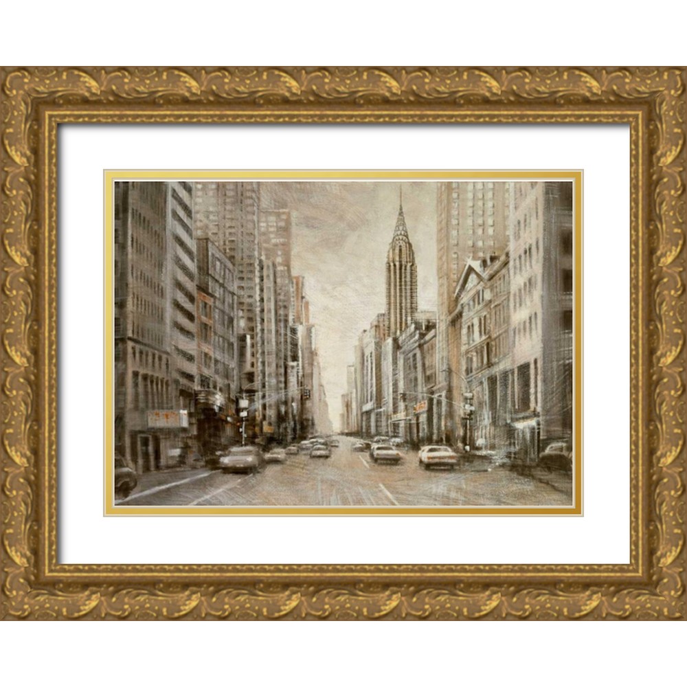 Daniels, Matthew 24x18 Gold Ornate Wood Framed with Double Matting ...