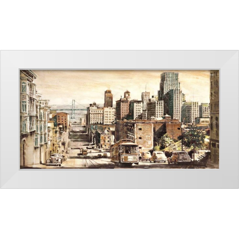 Daniels, Matthew 32x18 White Modern Wood Framed Museum Art Print Titled ...