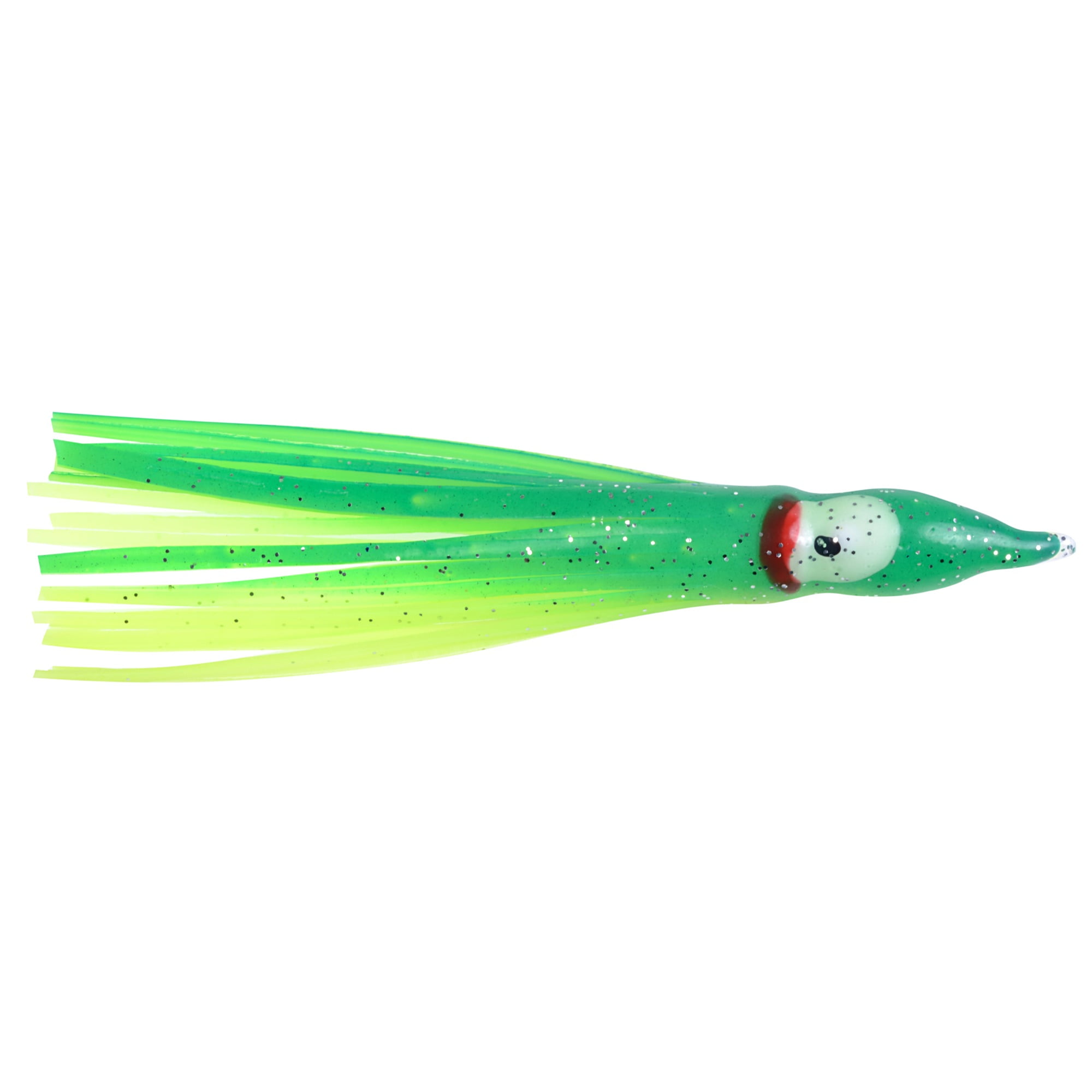 Danielson 4.5" Rigged Squid Bait, Green Chartreuse, 3Pk, Saltwater ...