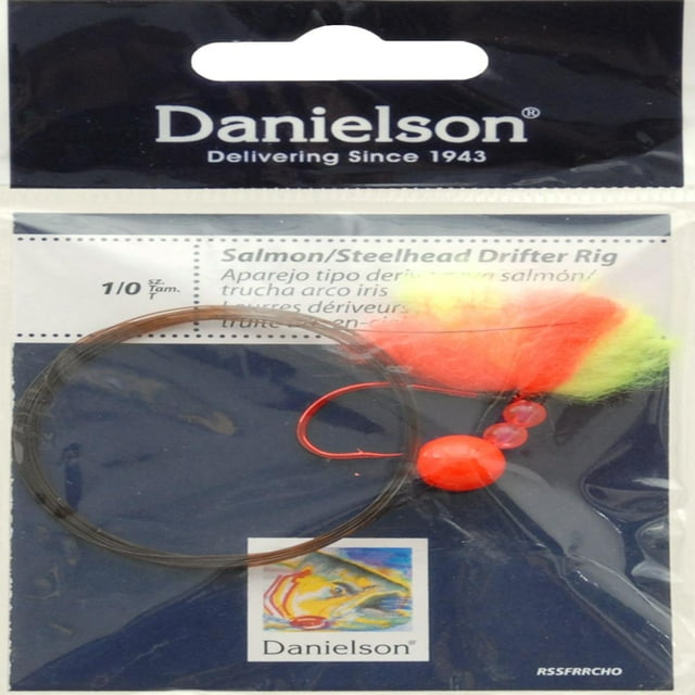 Danielson Salmon/Steelhead Rig with Matzuo Sickle Hook, Fishing Rigs ...