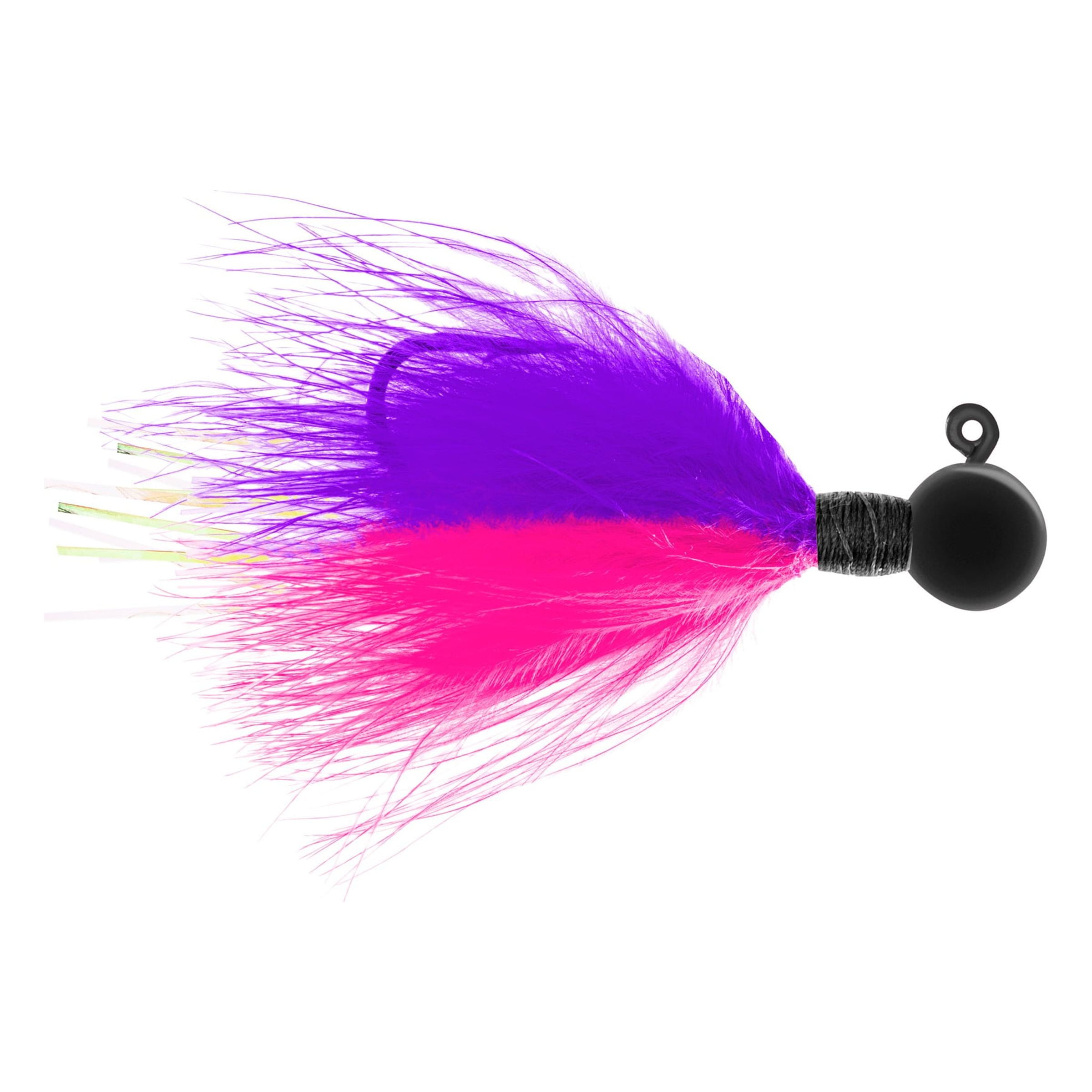 Danielson Steelhead Jig Fishing Equipment, 1/4 oz, Purple/Black ...
