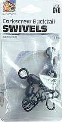 Danielson Swivels Corkscrew Fishing Equipment, Size 6 - Walmart.com