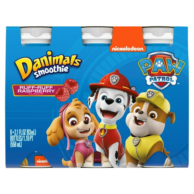 Danimals Smoothie Raspberry Dairy Drink, 3.1 OZ, 6 Ct - Walmart.com