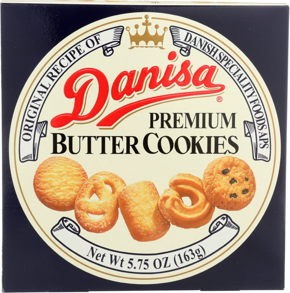 DANISA: Premium Danish Butter Cookies, 5.75 oz - Walmart.com