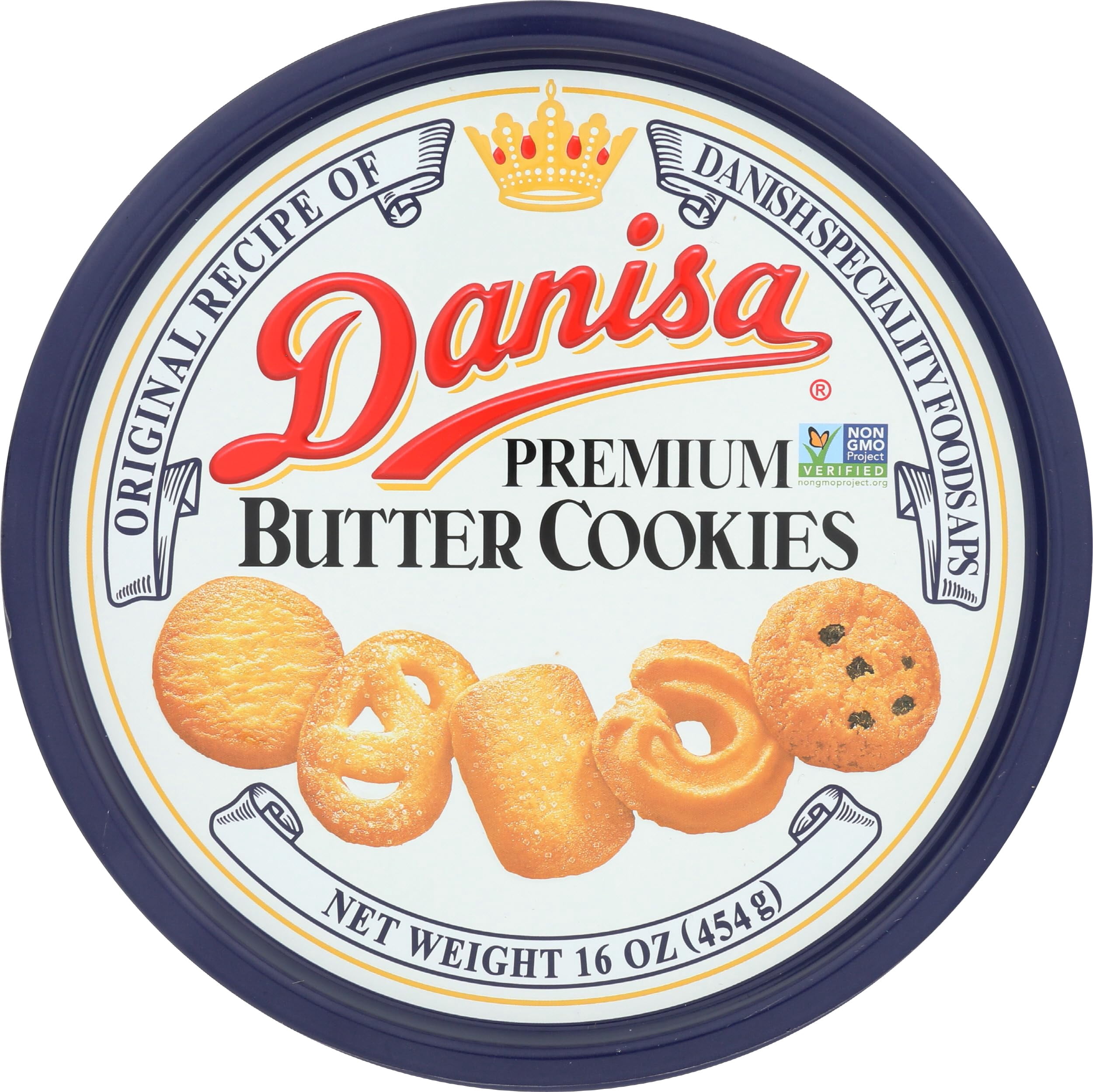 Danisa, Butter Cookies Tin, CI30 16 Ounce - Walmart.com