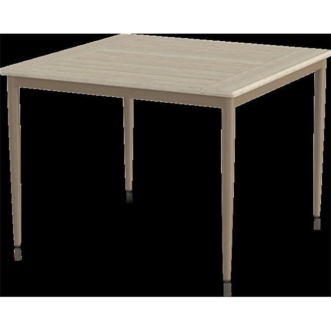 Danish SF-1027-306 60 x 60 x 30 in. Aluminum Square Dining Table ...