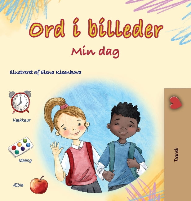 Danish Collection Words in Pictures - My Day (Danish Children's Book ...