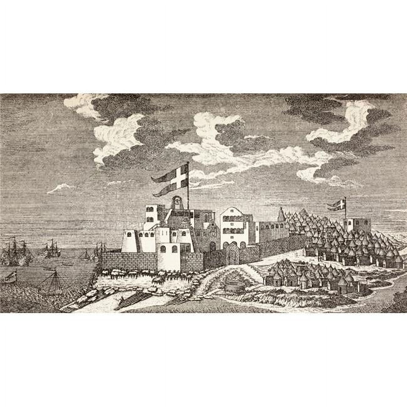 Danish Colonial Fort Fort Christiansborg Now Osu Castle Accra Ghana ...