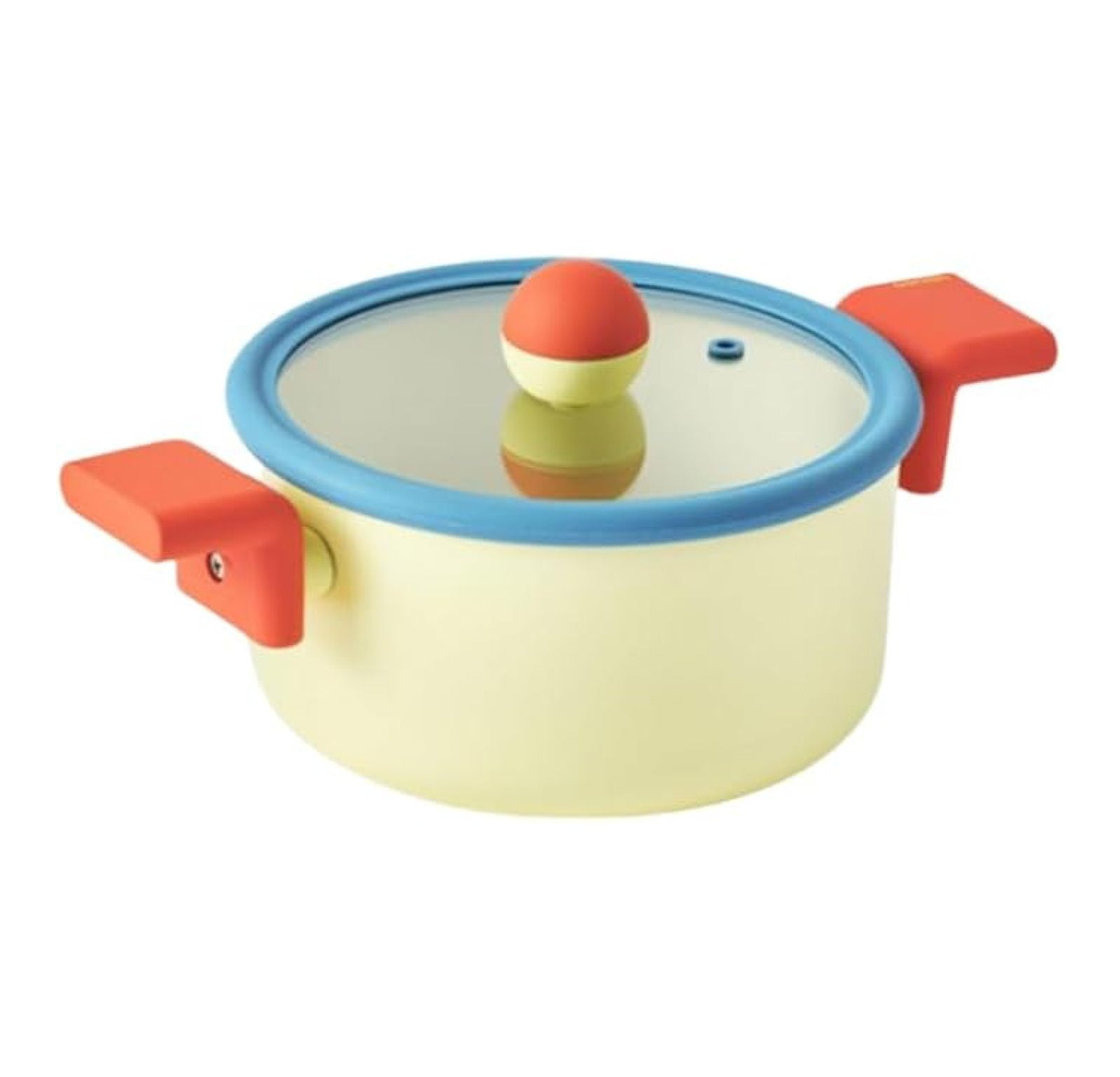 Danish Kitchen Nonstick Forged 8" Stock Pot with Lid, Healthy Cooking ...