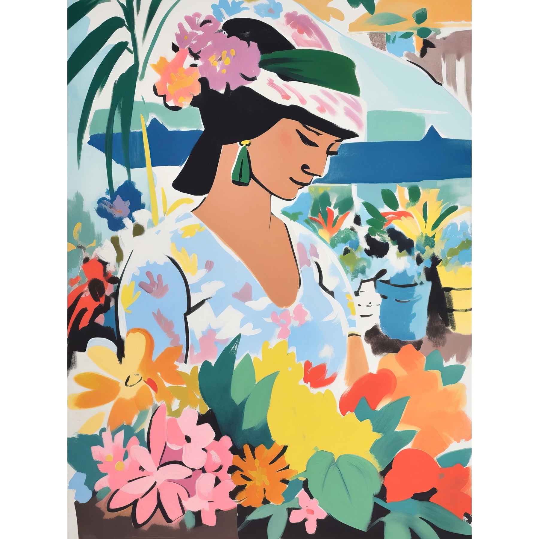 Danish Pastel Aesthetic Flowers at the Market Watercolour Spring ...