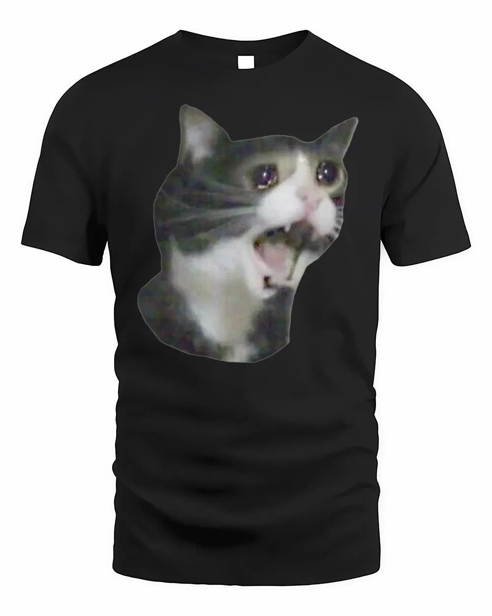 Dank Meme Trending Sad Crying Cat Sauce Cute Gift Funny Shirt - Walmart.com