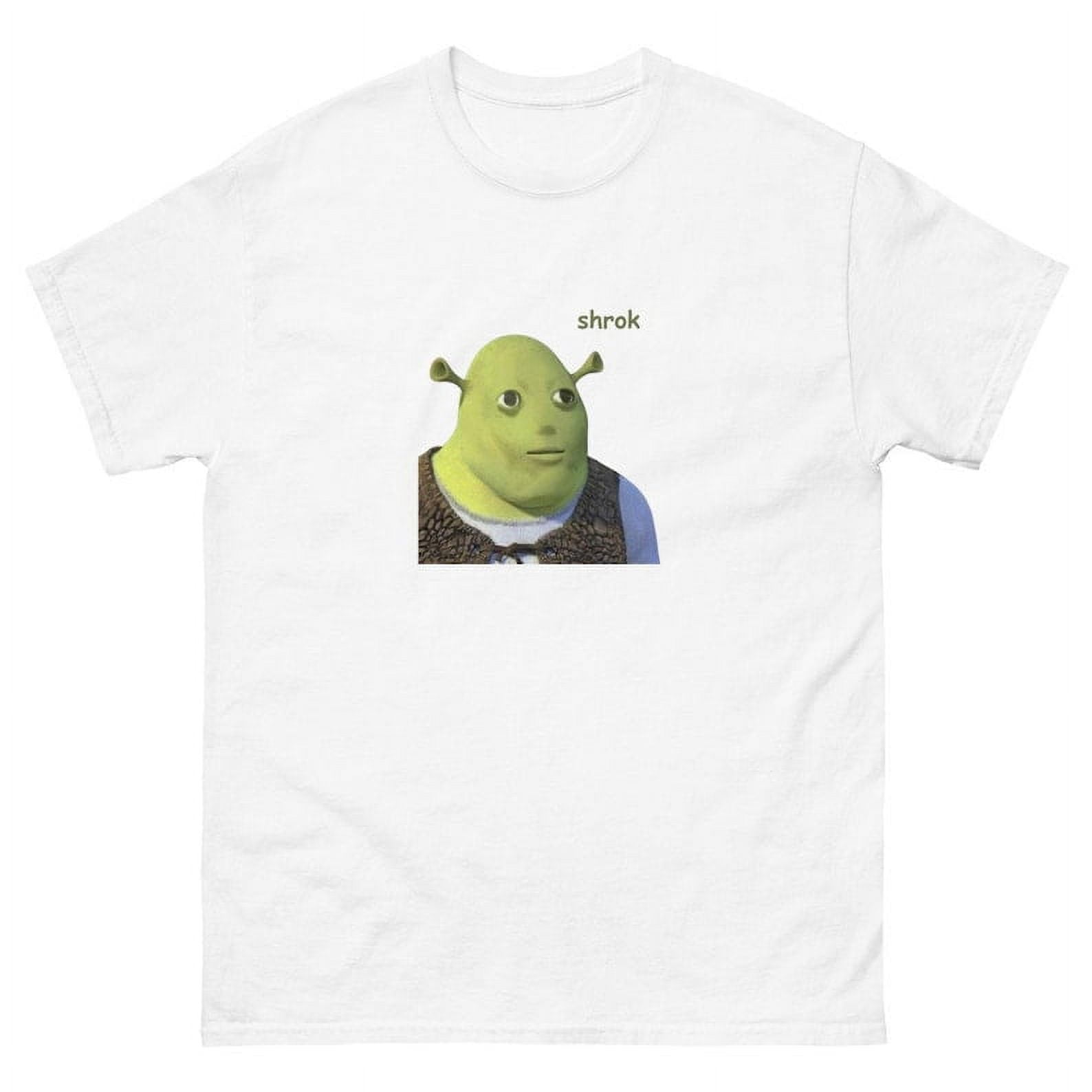 Dank Shrek Shrok Meme T Shirt - Funny Merch Print Gift Idea - Quirky ...
