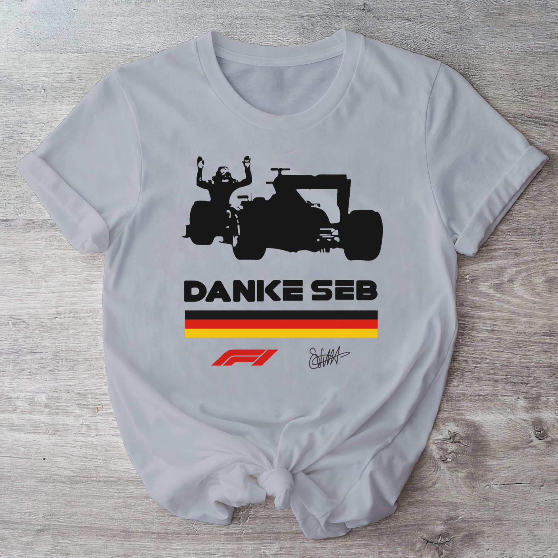 Danke Seb Sebastian Vettel Essential T-Shirt-TH17145 - Walmart.com