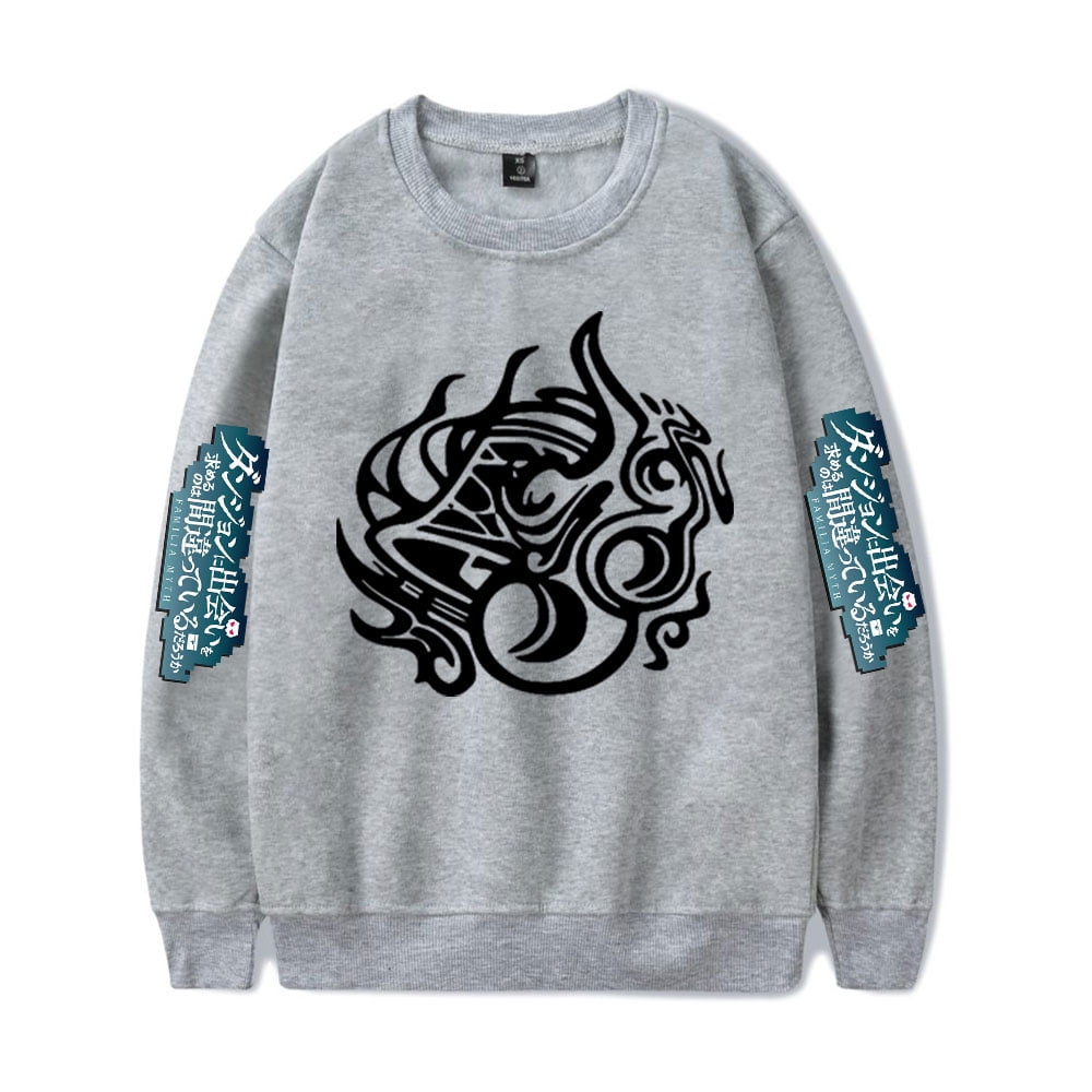Danmachi Anime Crewneck Streetwear Long Sleeve Unisex Sweatshirt ...