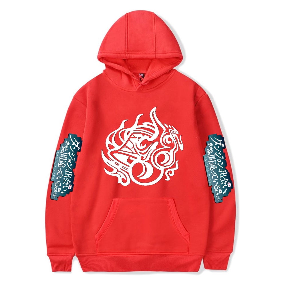Danmachi Hoodie Fashion Sweatshirt Hip Hop Style Longsleeve Winter ...