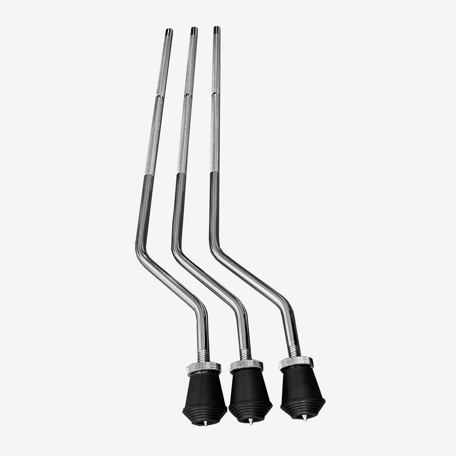 Danmar -1040 - 3-Pack 10mm Floor Tom Legs w/ Adjustable Spike Feet ...