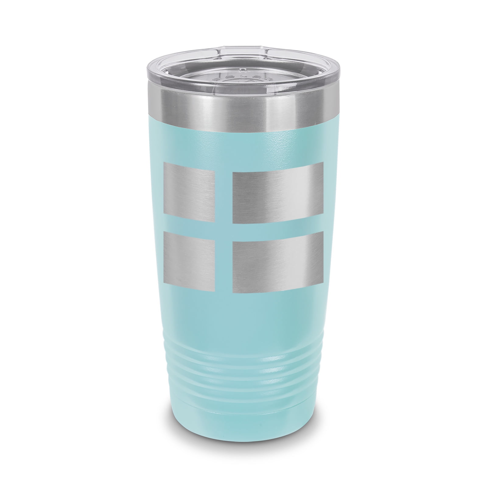 Danmark Flag Tumbler 20 oz - Laser Engraved w/ Clear Lid - Stainless ...