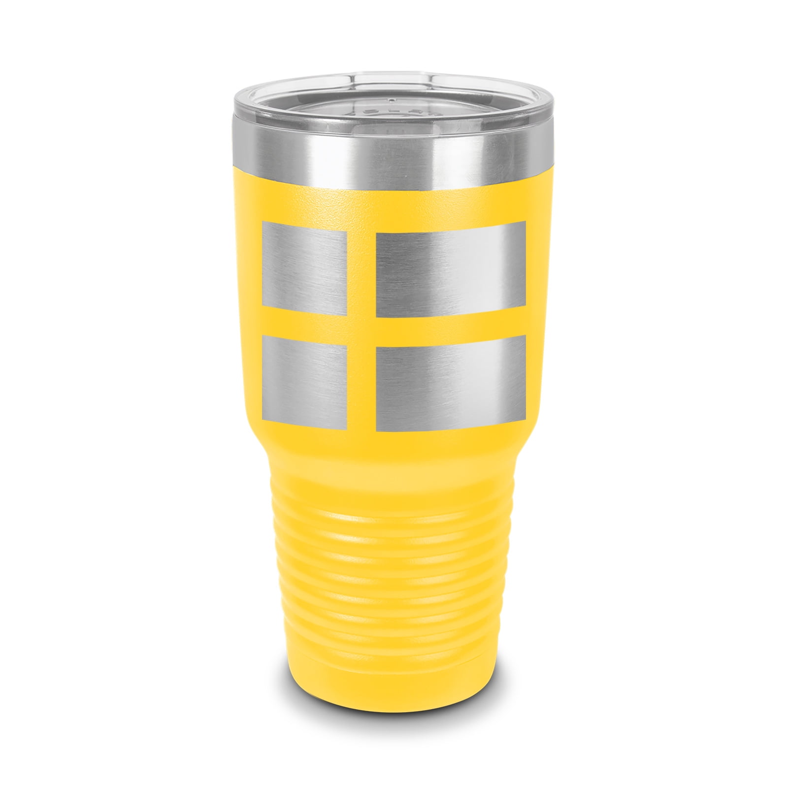 Danmark Flag Tumbler 30 oz - Laser Engraved w/ Clear Lid - Stainless ...