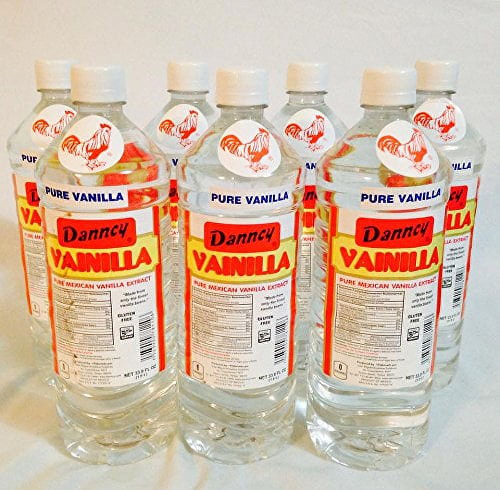 Danncy Pure Mexican Vanilla Extract From Mexico 33oz Each 7x Plastic ...