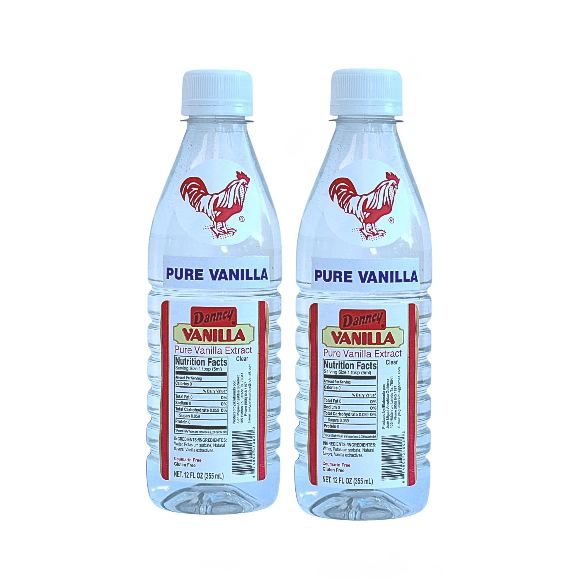 Danncy Vanilla Clear 12 OKA4 fl oz (355 mL) 2 Pack - Authentic Mexican ...