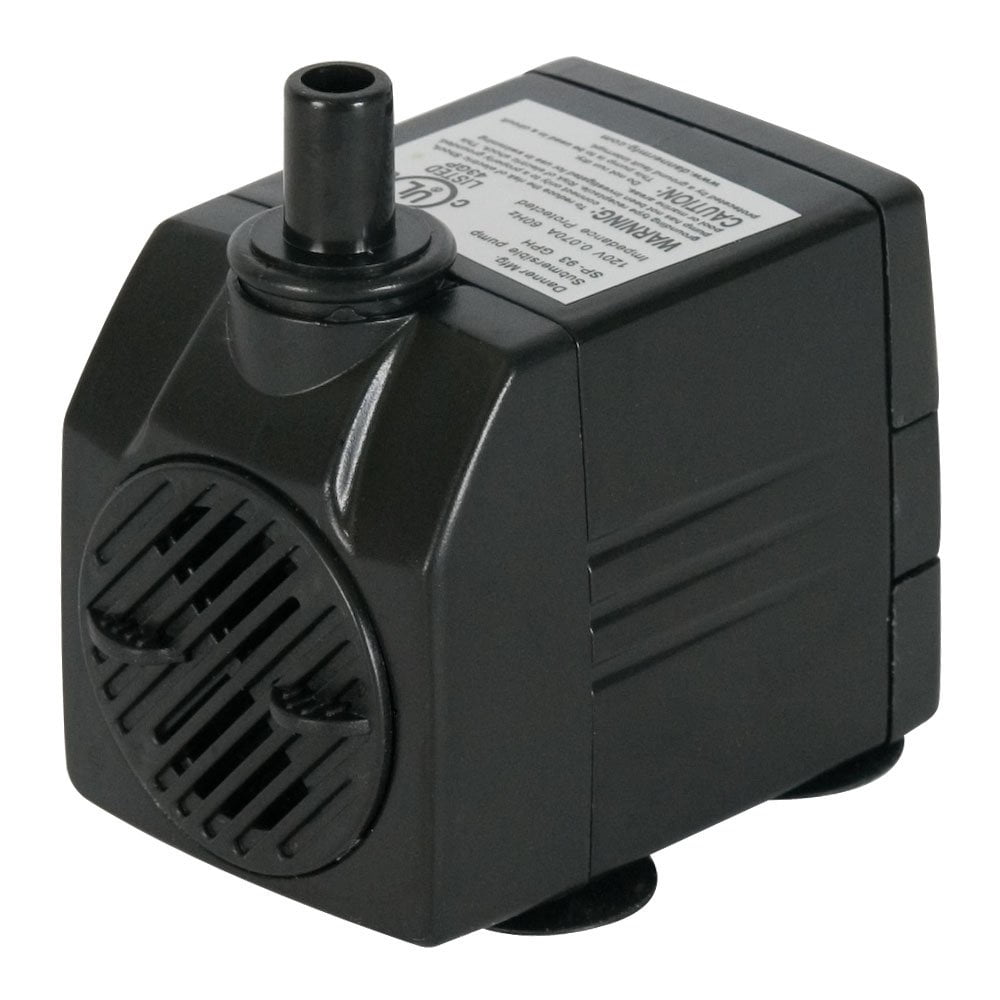 Danner Manufacturing, Inc., The Aquarium Pump 120 GPH, Black, 06513 ...