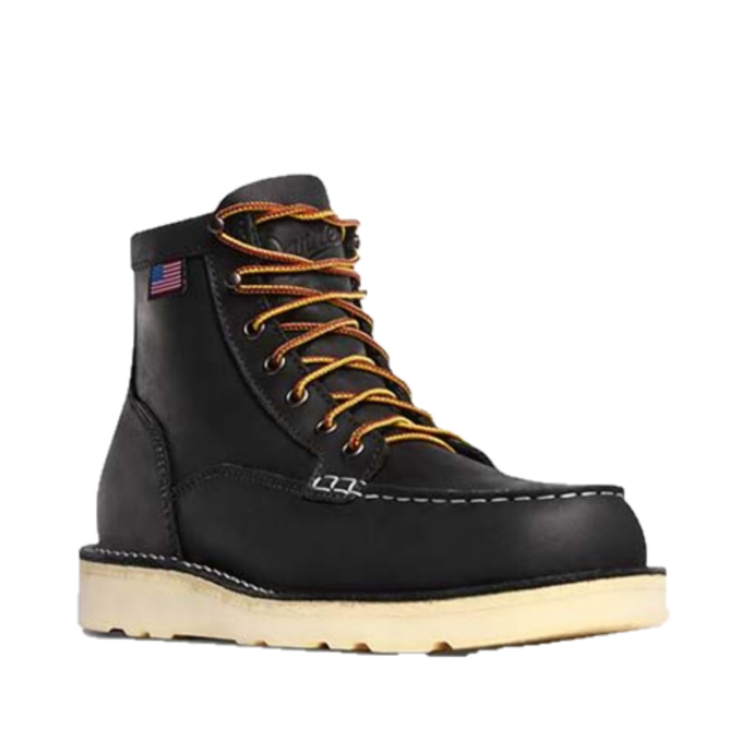 Danner Men's Bull Run Black 6 Inch Moc Steel Toe Work Boots 15569 ...