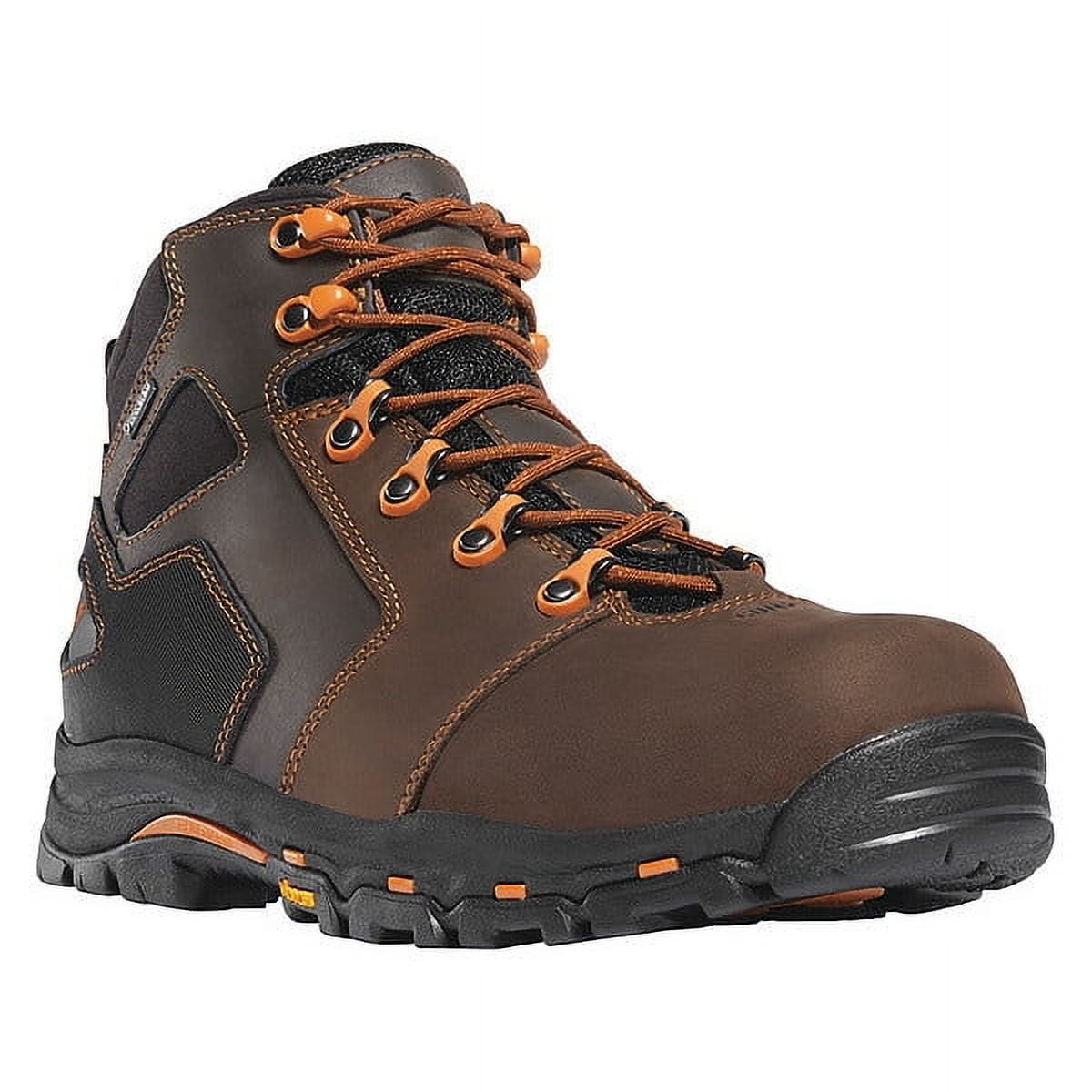 Danner Men's Vicious 4.5"Brown/Orange Nmt Work Boot - Walmart.com