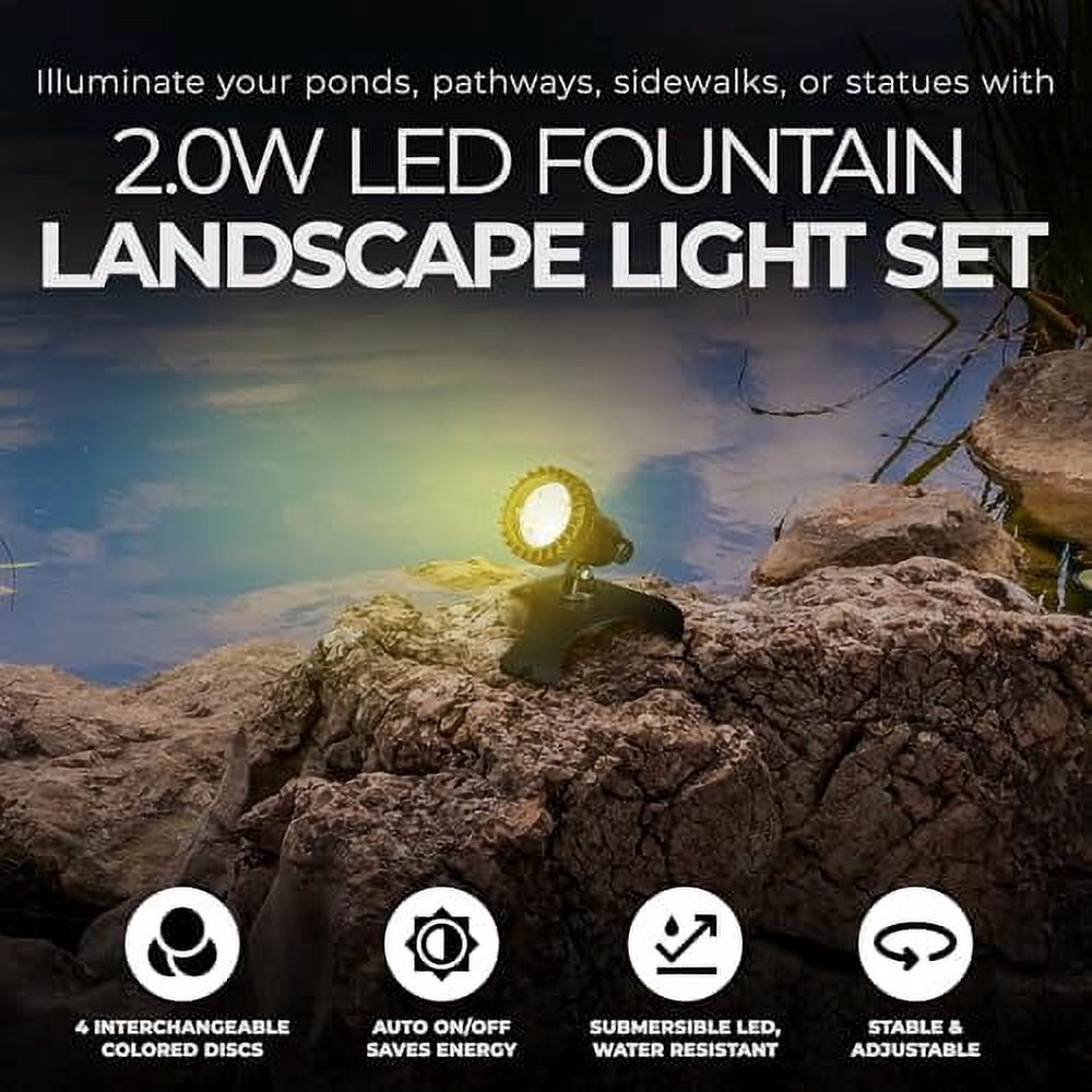 Danner Pondmaster LED Pond Light with Transformer - Walmart.com