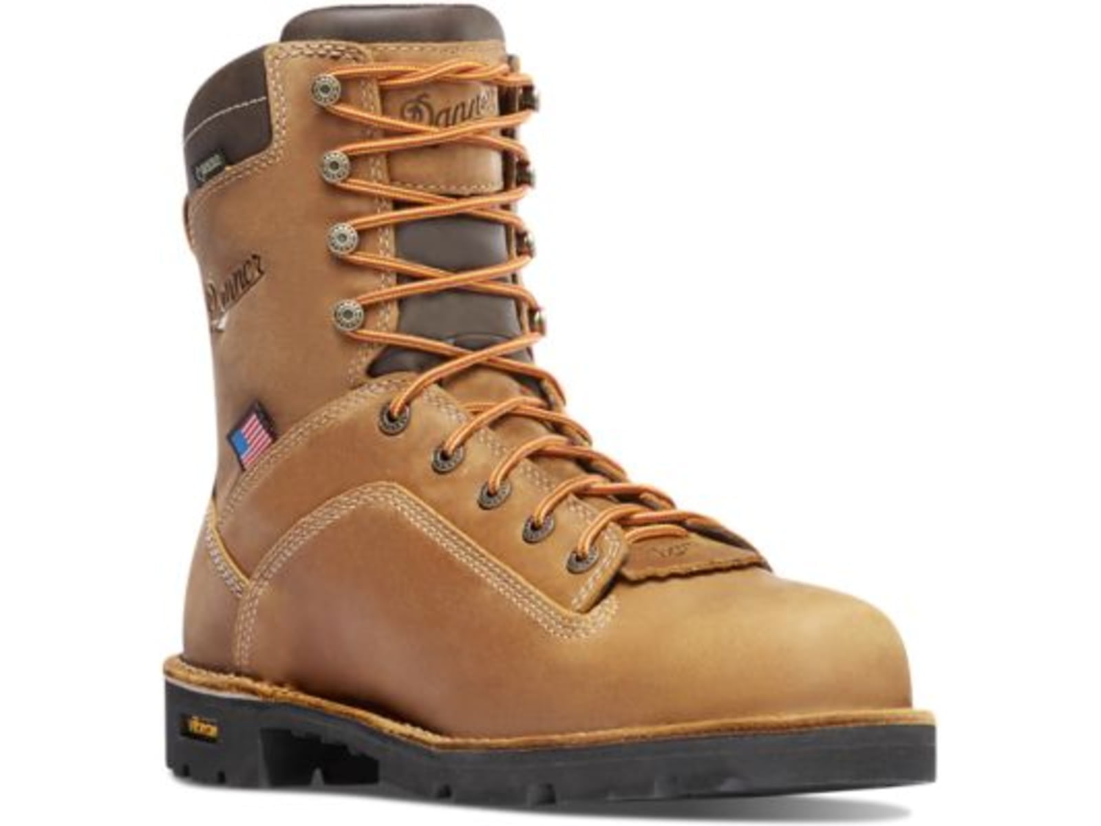 Danner Quarry USA 8in Alloy Toe Boots, Distressed Brown, 16D, 17317-16D ...