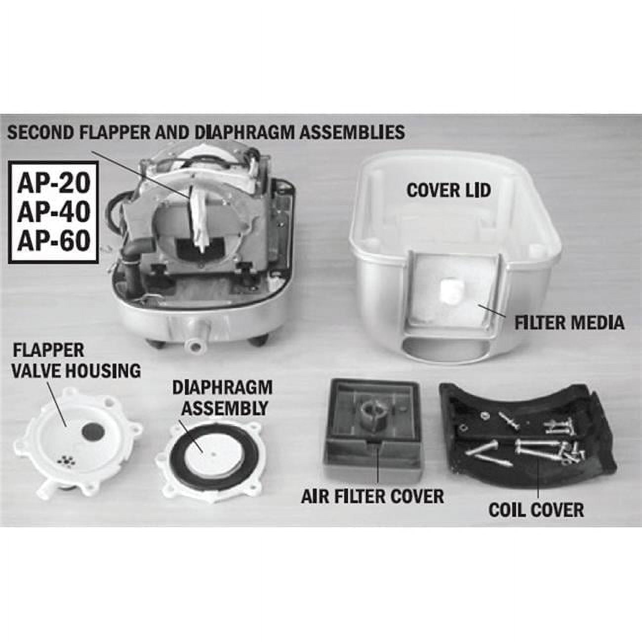 Danner SU14525 Diaphragm Kit for Ap-20 Air Pump - Walmart.com