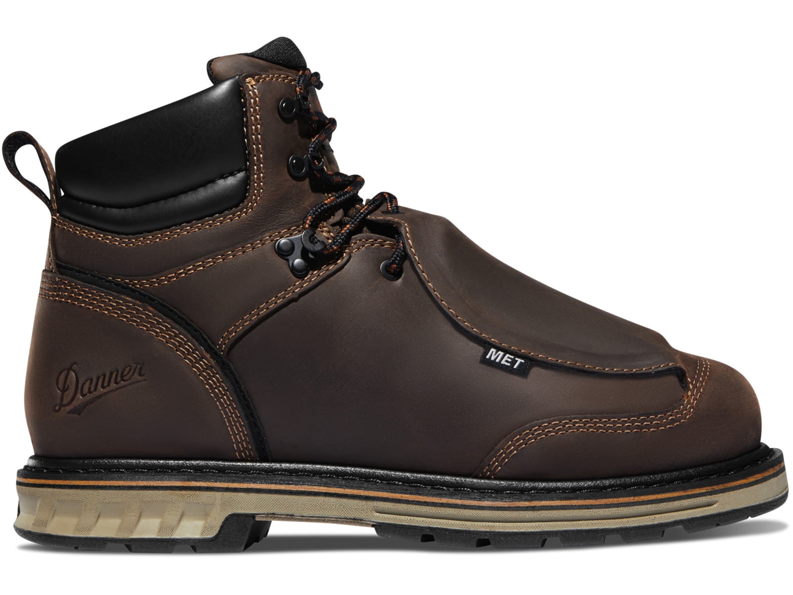 Danner Steel Yard 6in Hot Steel Toe/Met Guard Work Boot - Men's, Brown ...