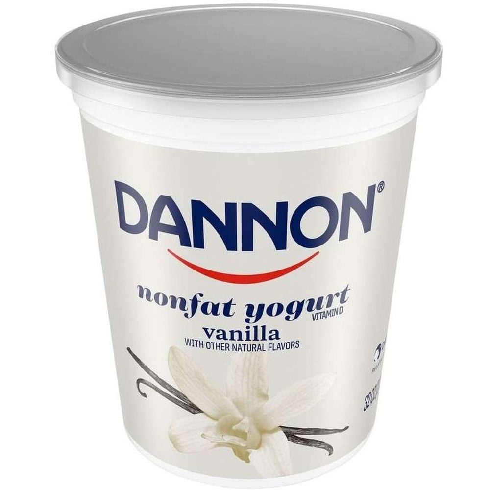 Dannon Vanilla Nonfat Yogurt, 32 Ounce -- 6 per case. - Walmart.com