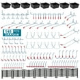 "DAANXW 148-Piece Pegboard Accessories Set, Steel Hooks for 1/8"" and 1 ...