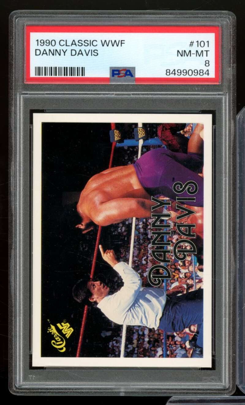 Danny Davis Card 1990 Classic WWF #101 PSA 8 - Walmart.com