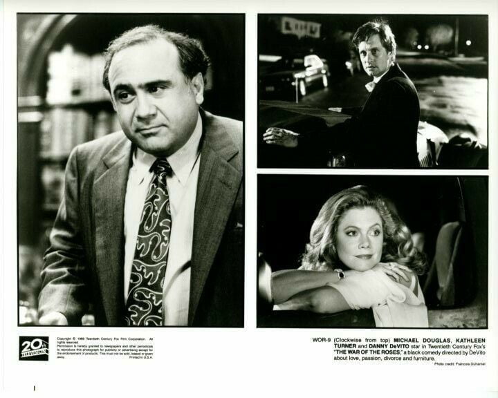 Danny DeVito Michael Douglas War of the Roses original press Photo ...