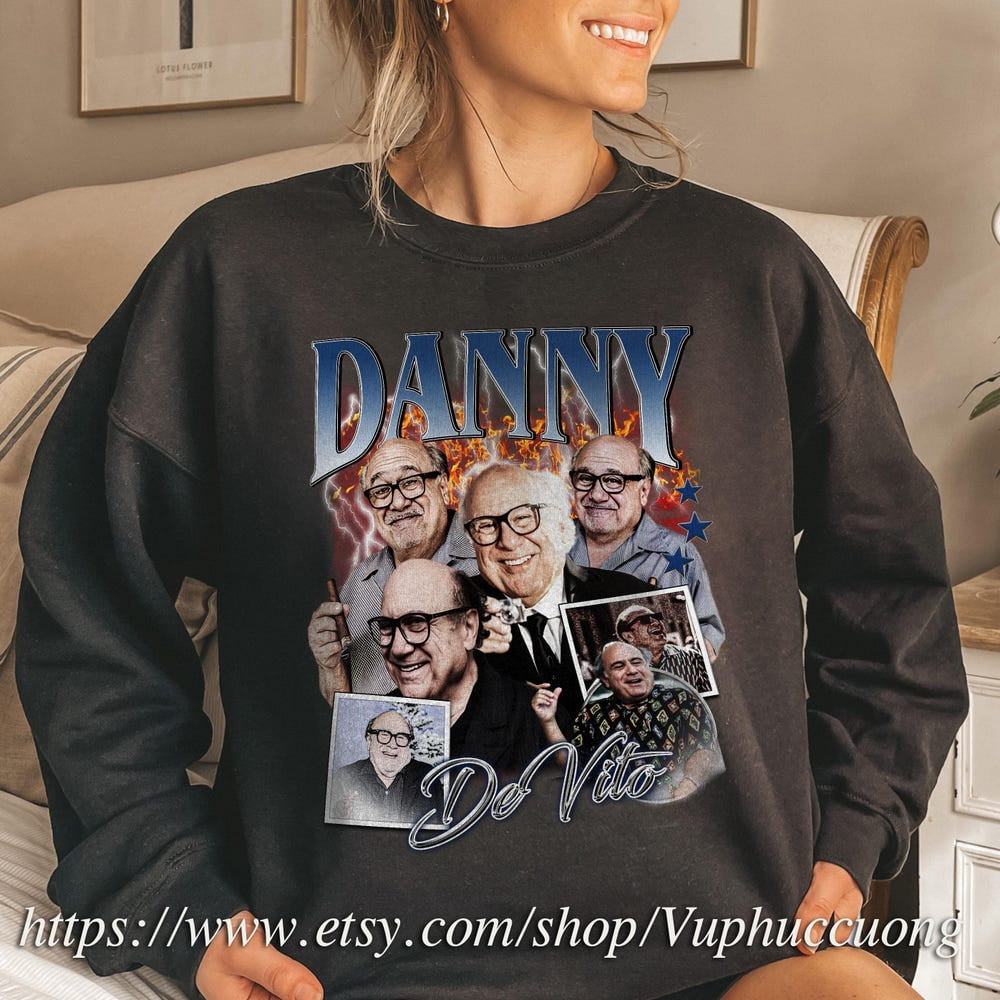 Danny DeVito Retro 90s Tee | Danny DeVito Sweatshirt | Danny DeVito ...
