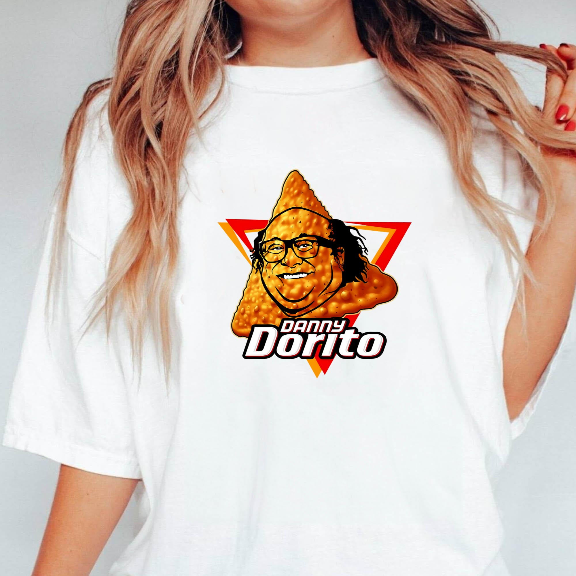 Danny Dorito DeVito Funny Parody Actor & Snack Pun Humor Unisex T-Shirt ...