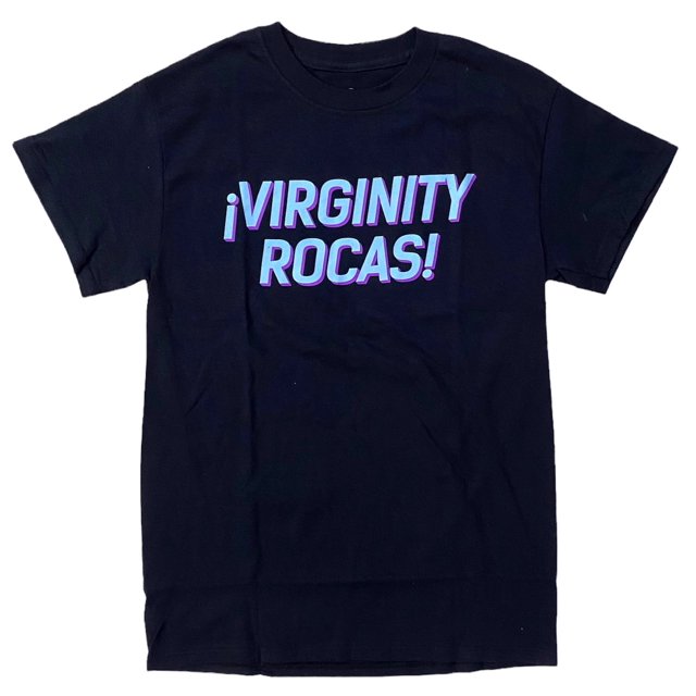 Danny Duncan Men's Virginity Rocks Rocas Graphic Tee T-Shirt (Small ...