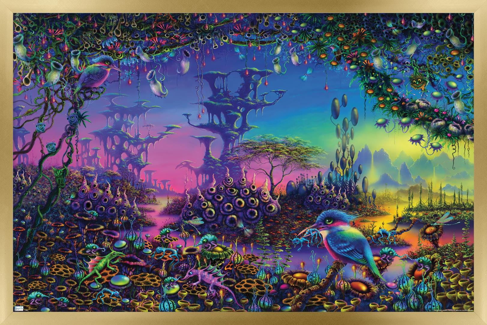 Danny Flynn - Riverside Wall Poster, 22.375" x 34" Framed - Walmart.com