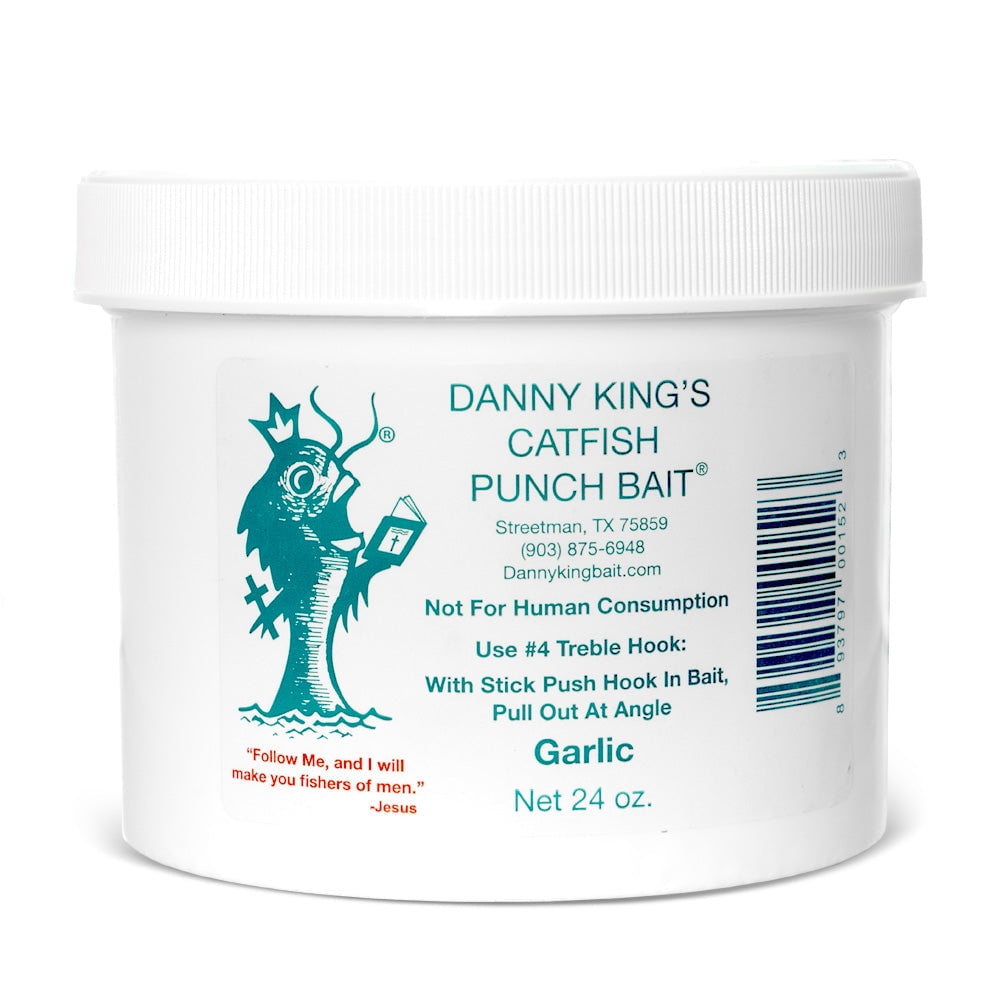 Danny King Catfish Punch Bait | 24oz | Garlic Flavor - Walmart.com