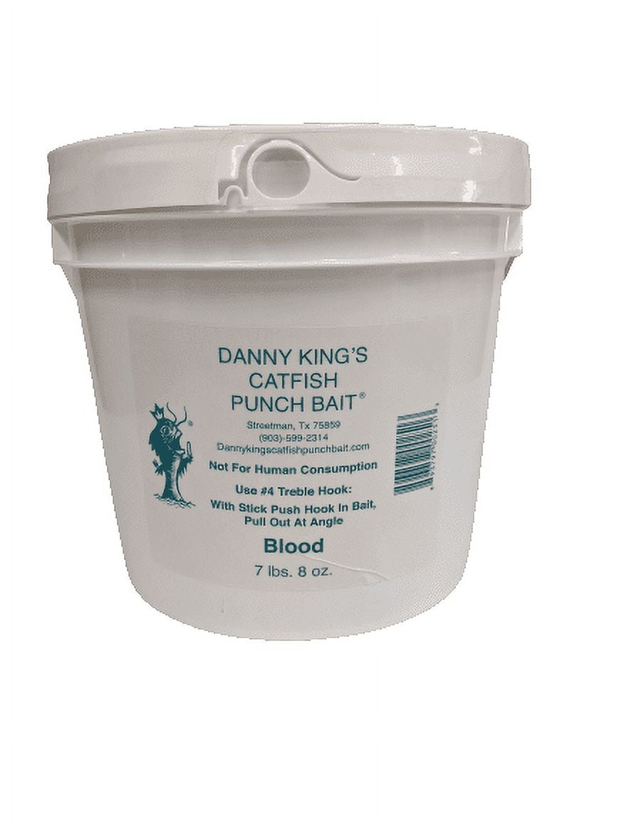 Danny King's Catfish Punch Bait Blood Gallon Bucket - Walmart.com