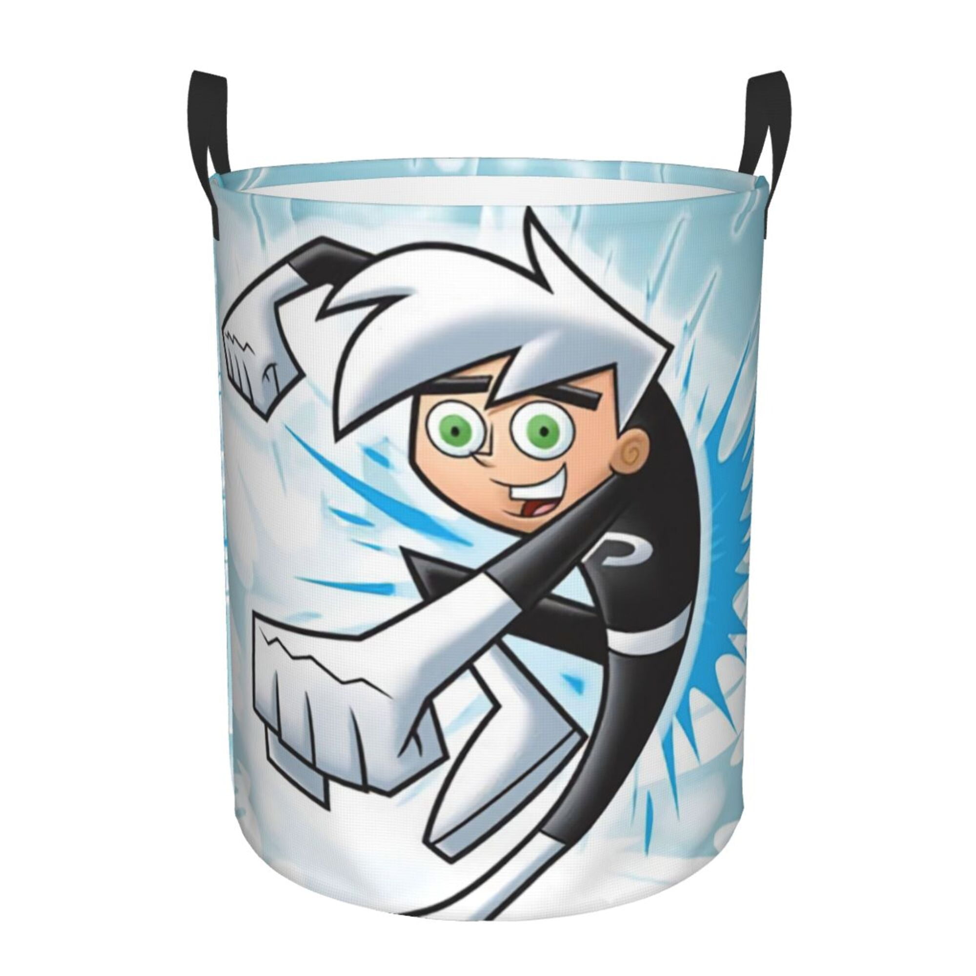 Danny Phantom Circular Hamper, Waterproof Collapsible Laundry Basket ...