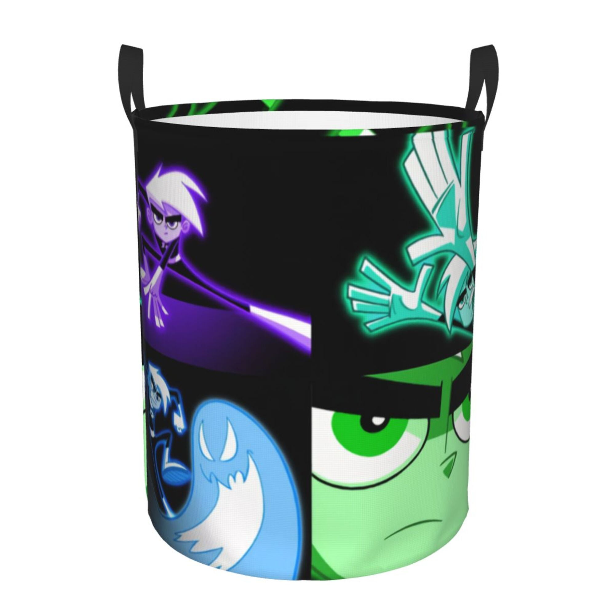 Danny Phantom Circular Hamper, Waterproof Collapsible Laundry Basket ...