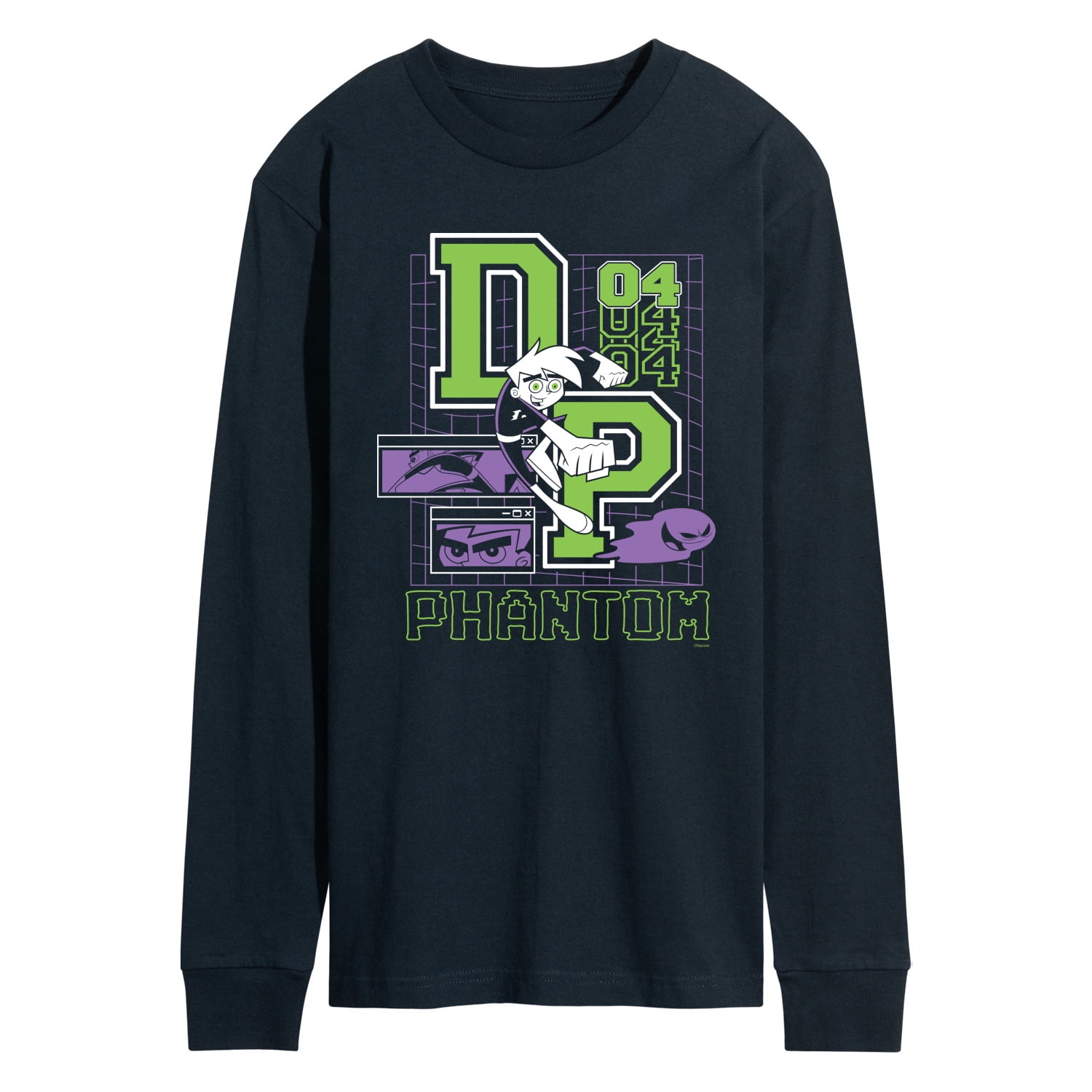 Danny Phantom - Dark Digital Jersey - Men's Long Sleeve Graphic T-Shirt ...
