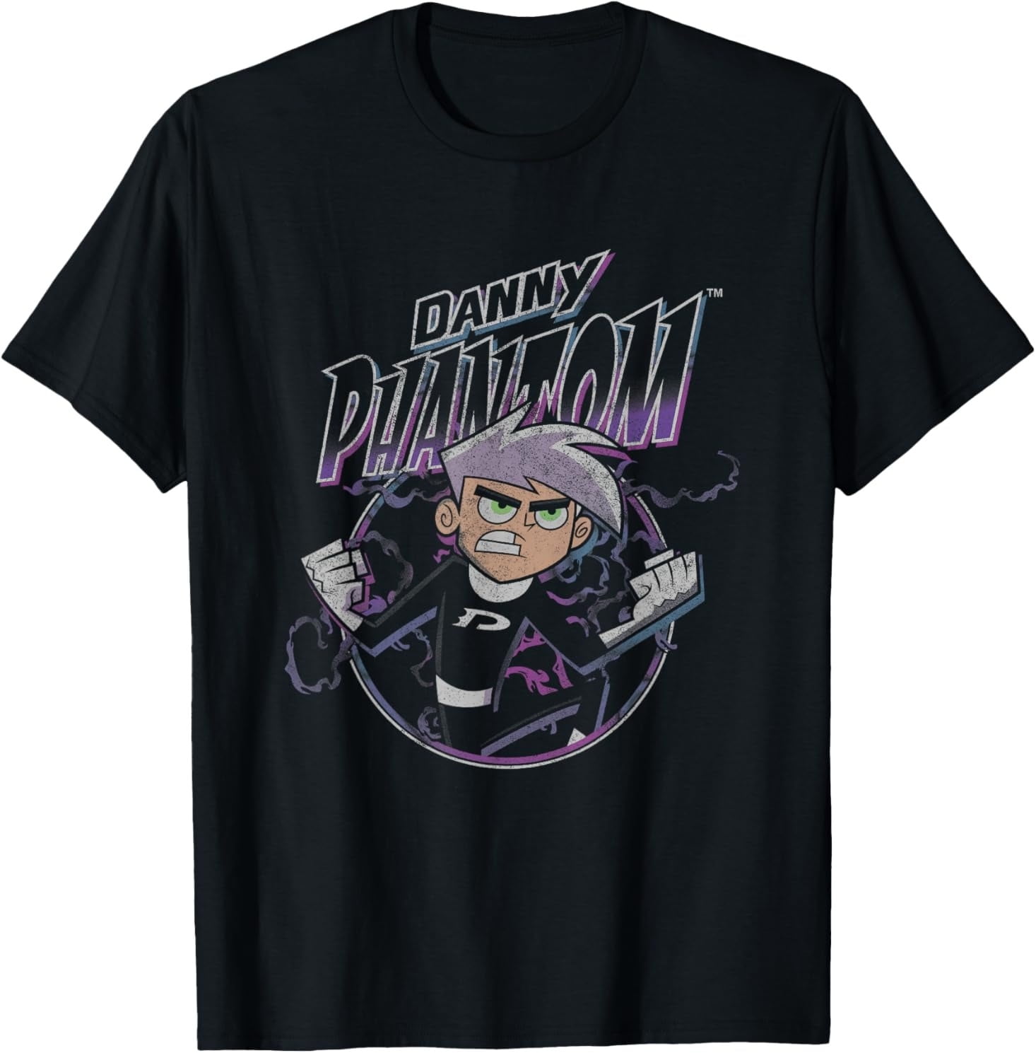 Danny Phantom Dark Super Neon Portrait T-Shirt - Walmart.com