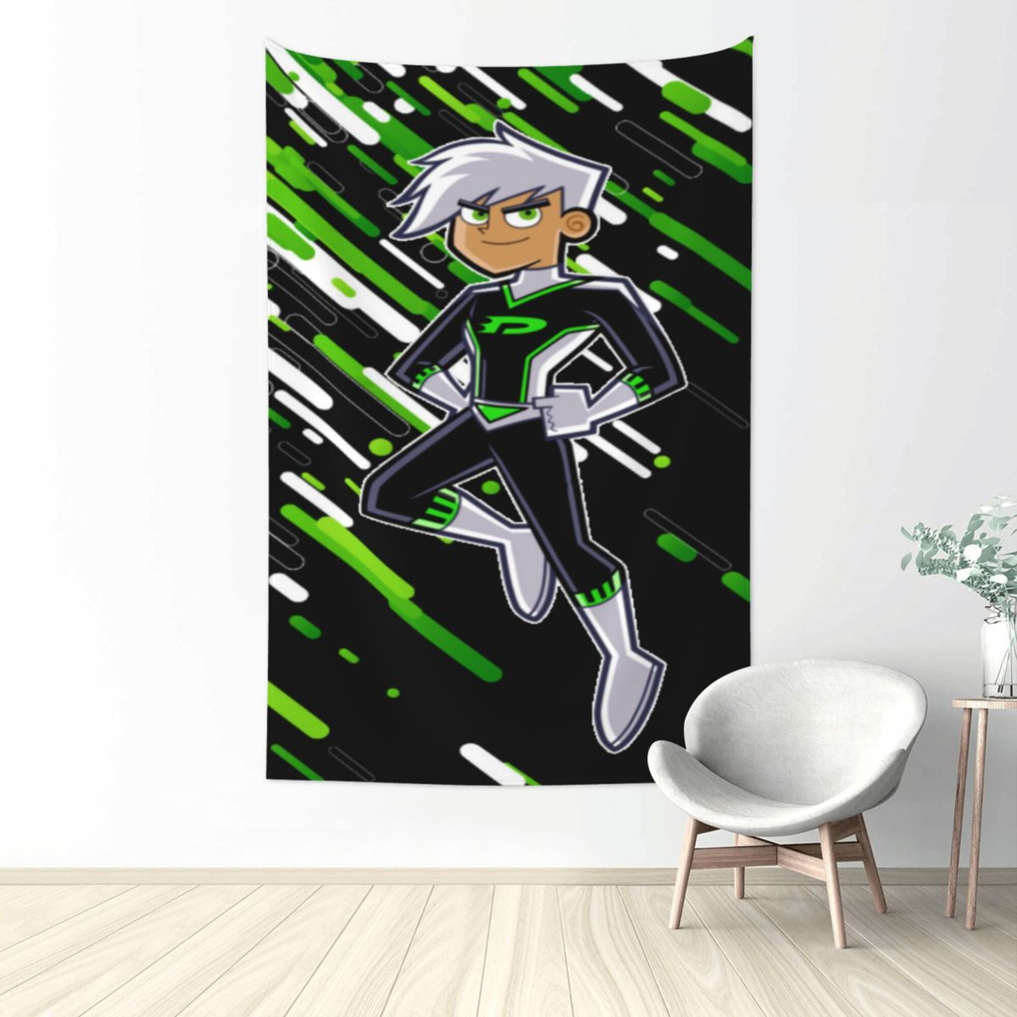 Danny Phantom Tapestry, Large Wall Hanging Art Tapestries for Living ...