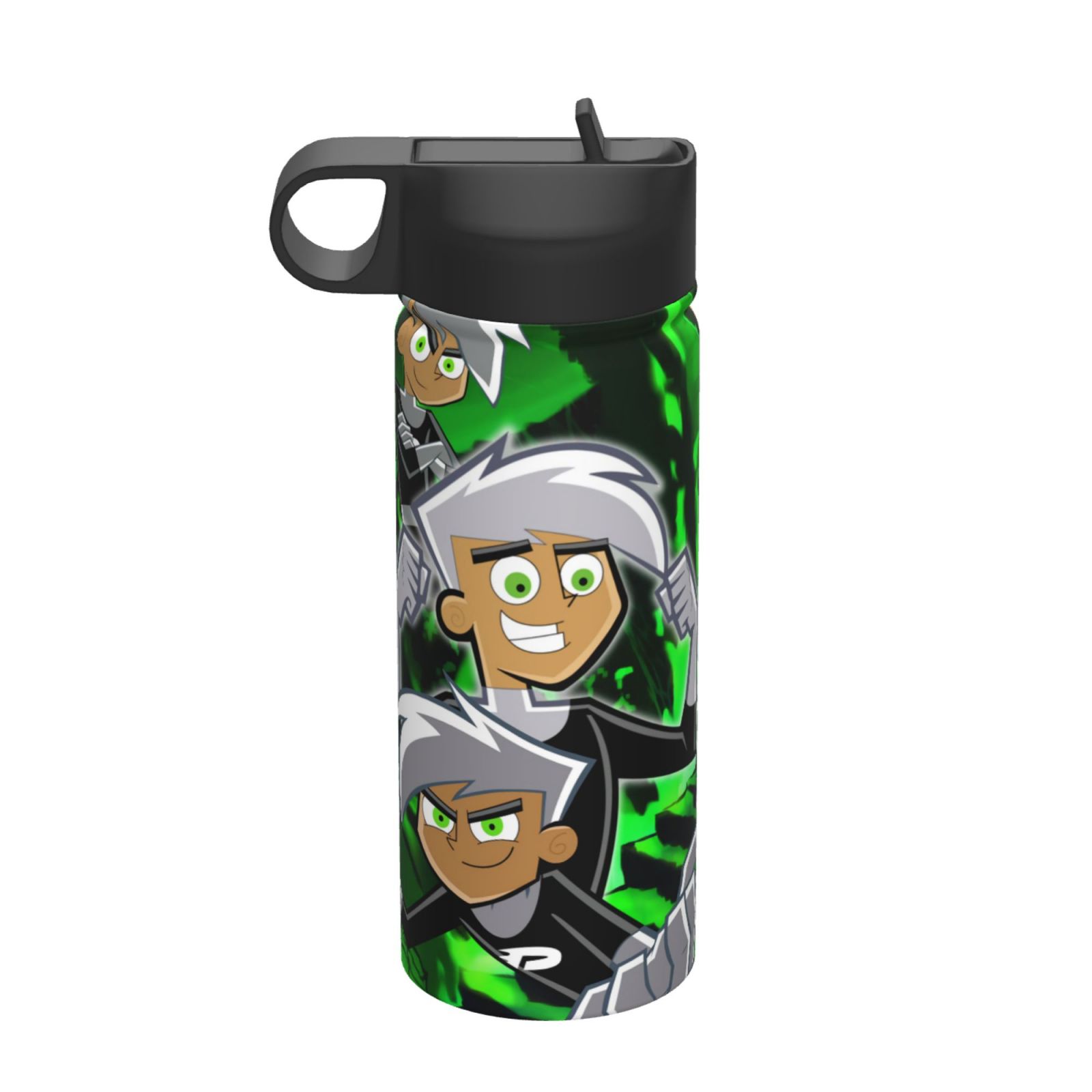Danny Phantom Water Bottle, Cute Pattern Stainless Steel Vacuum ...