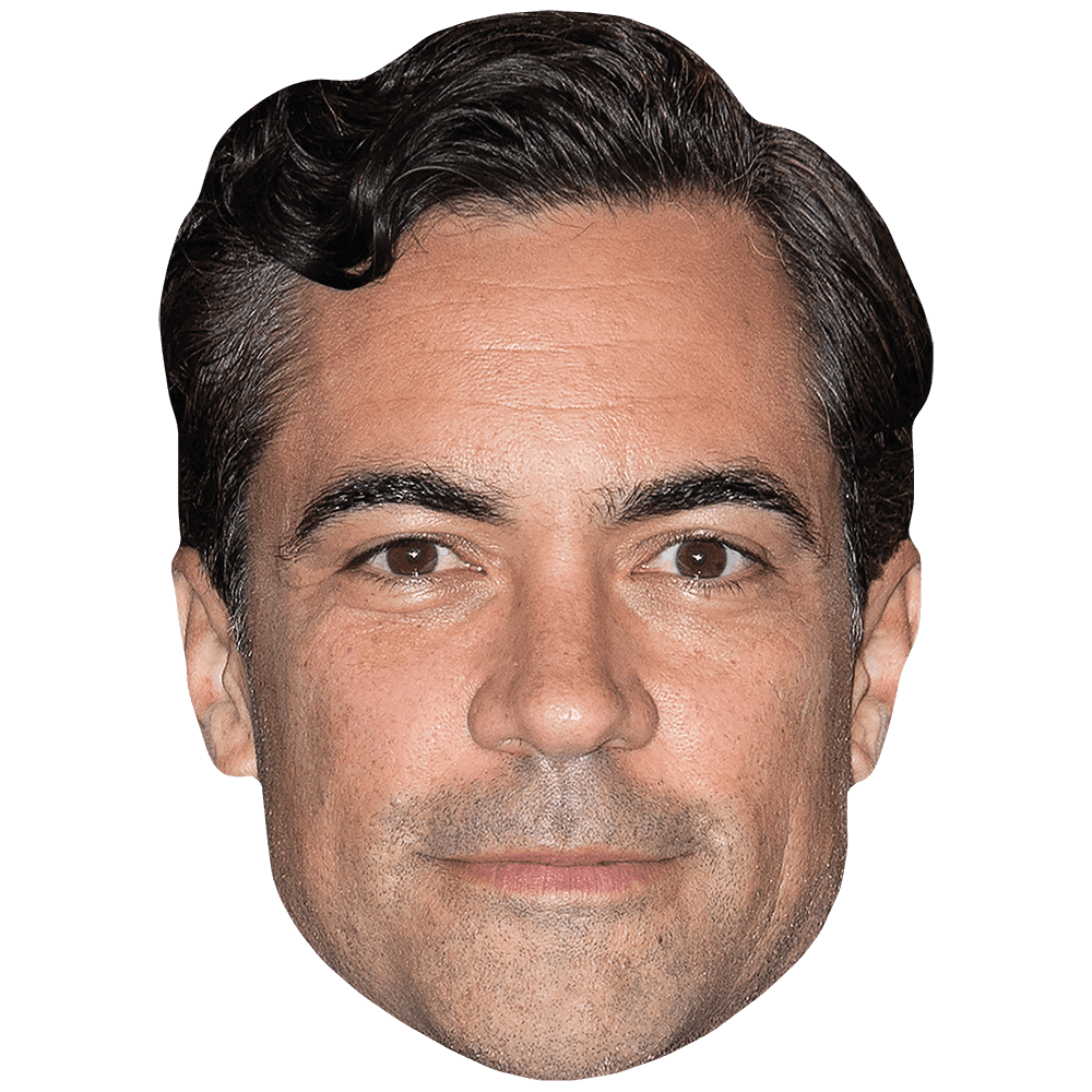 Danny Pino (Stubble) Celebrity Mask, Flat Card Face, Fancy Dress Mask ...
