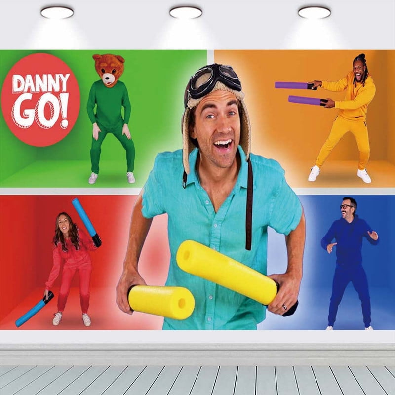Danny go Birthday Banner Backdrop Background Party Supplies Taspestry ...