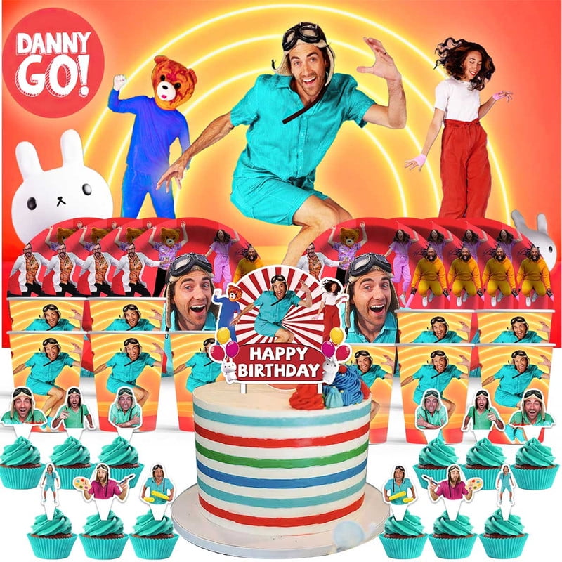 Danny go Birthday Cups Party Supplies Decor Backdrop Paper Plates Fans ...